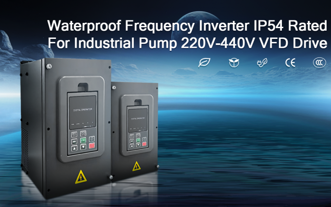 Waterproof Frequency Inverter IP54 Rated For Industrial Pump 220V-440V ...