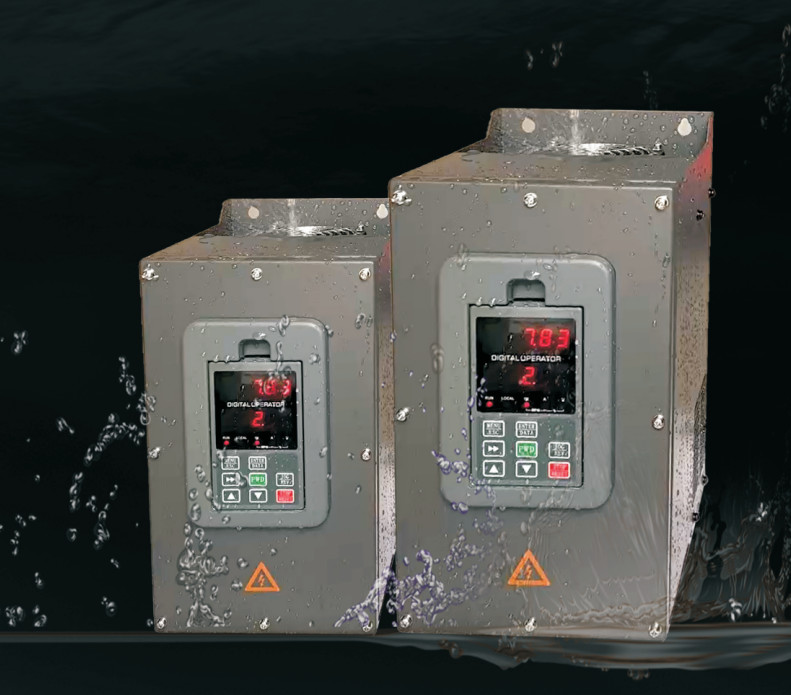 Waterproof Frequency Inverter IP54 Rated For Industrial Pump 220V-440V VFD Drive